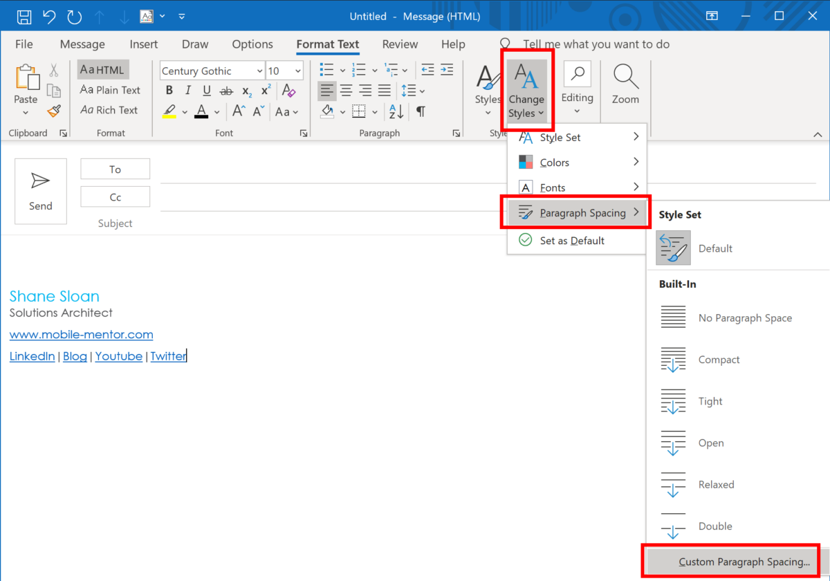 Make your email on brand - Mobile Mentor